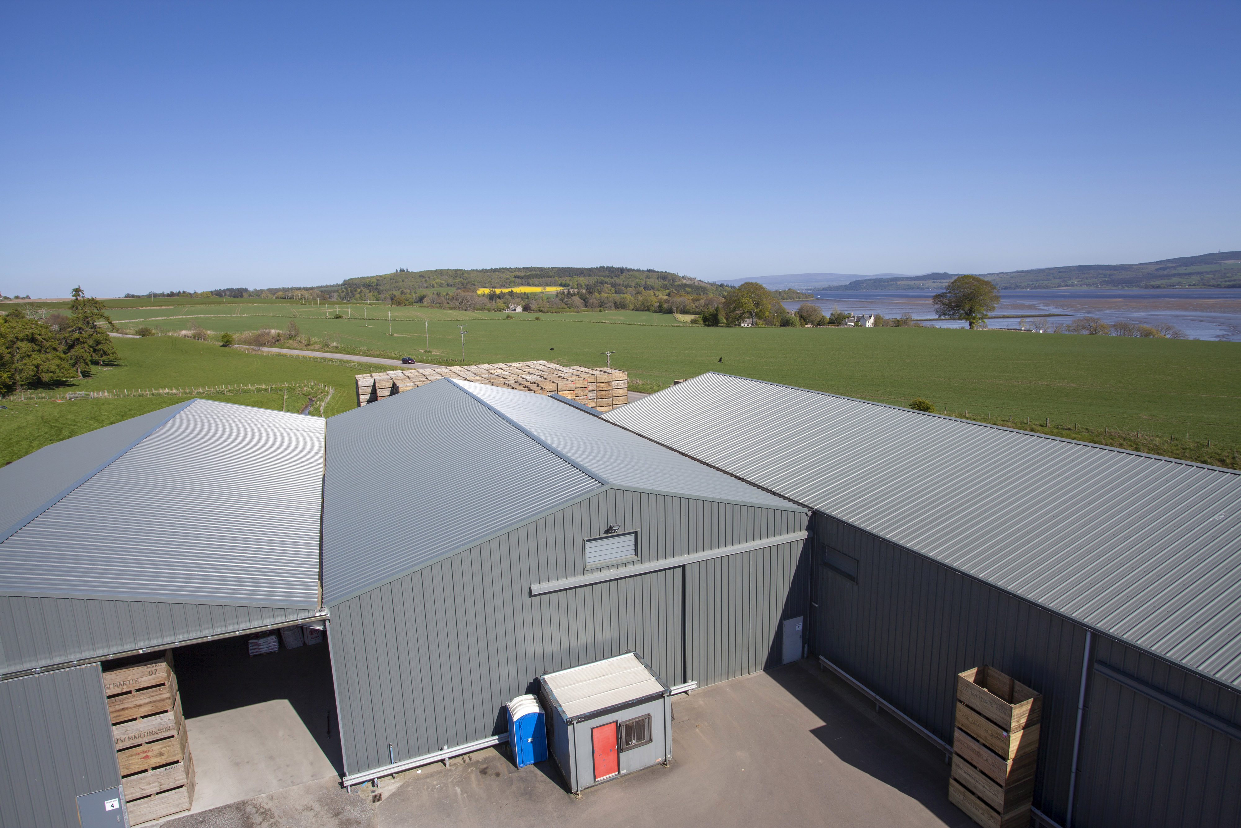 STEADMANS PROVIDES ROOF AND WALL MATERIALS FOR NEW HIGHLAND FARM ...