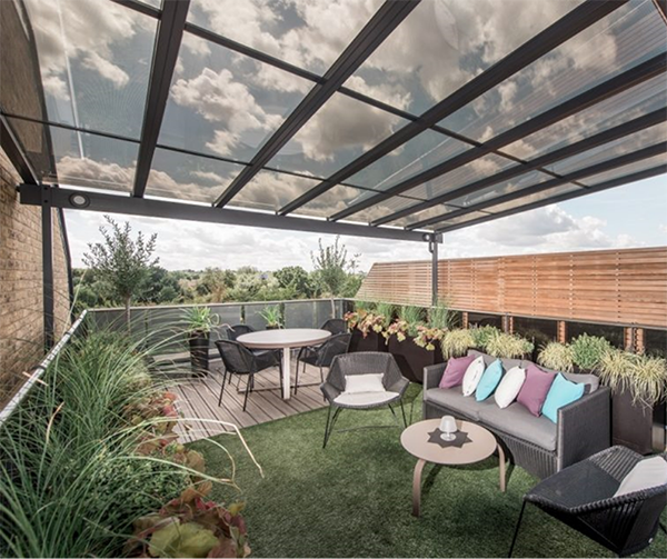 Transparent Solar PV Glass Garden Canopies: - Design Buy Build