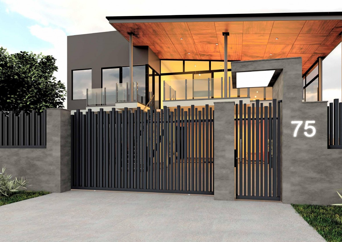 Make a property design statement with an aluminium gate from Alugate ...